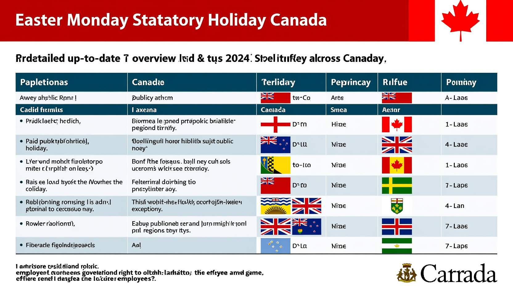 Is Easter Monday a Stat Holiday in Canada?