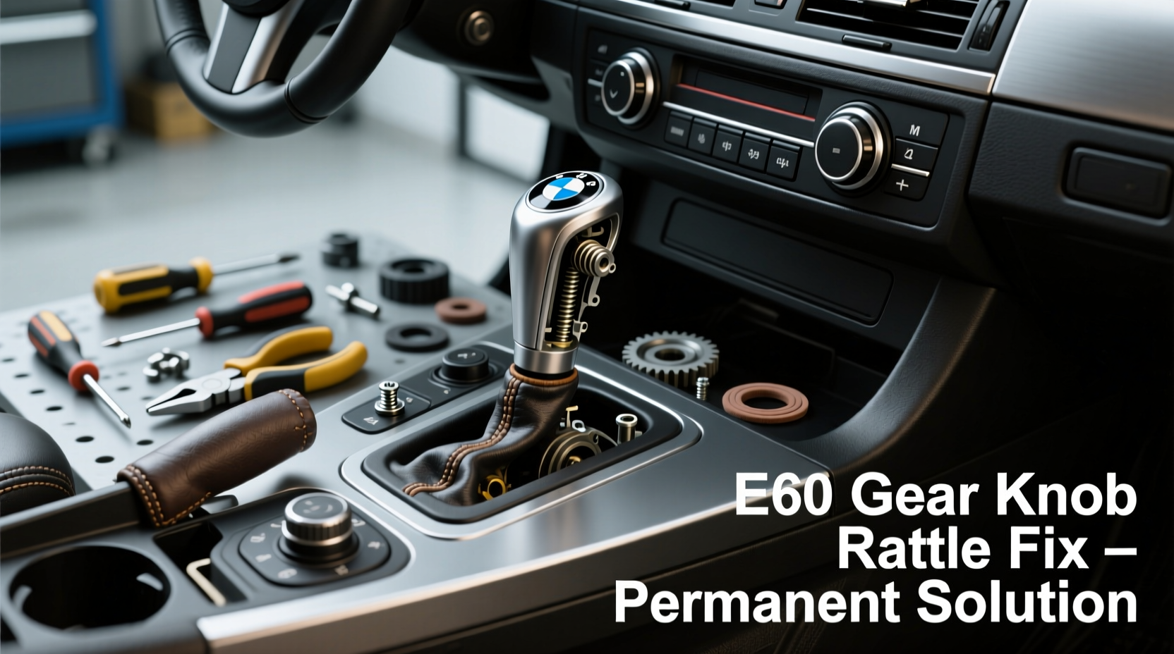 How to Fix E60 Gear Knob Rattle Permanently (BMW 5 Series)