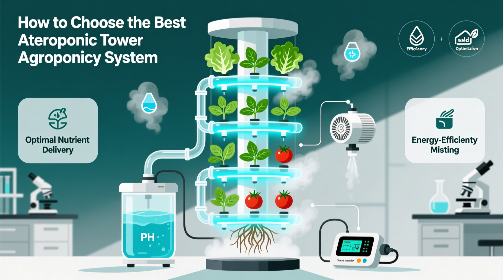 How to Choose the Best Aeroponic Tower Agroponomy System