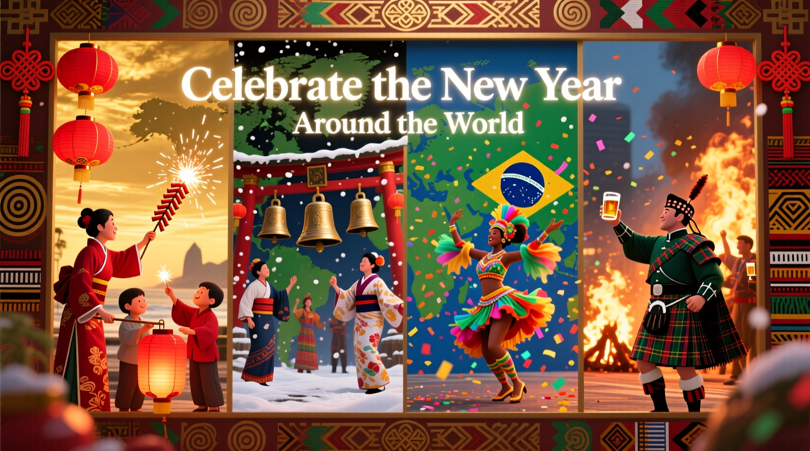 When Different Cultures Celebrate New Year Around the World