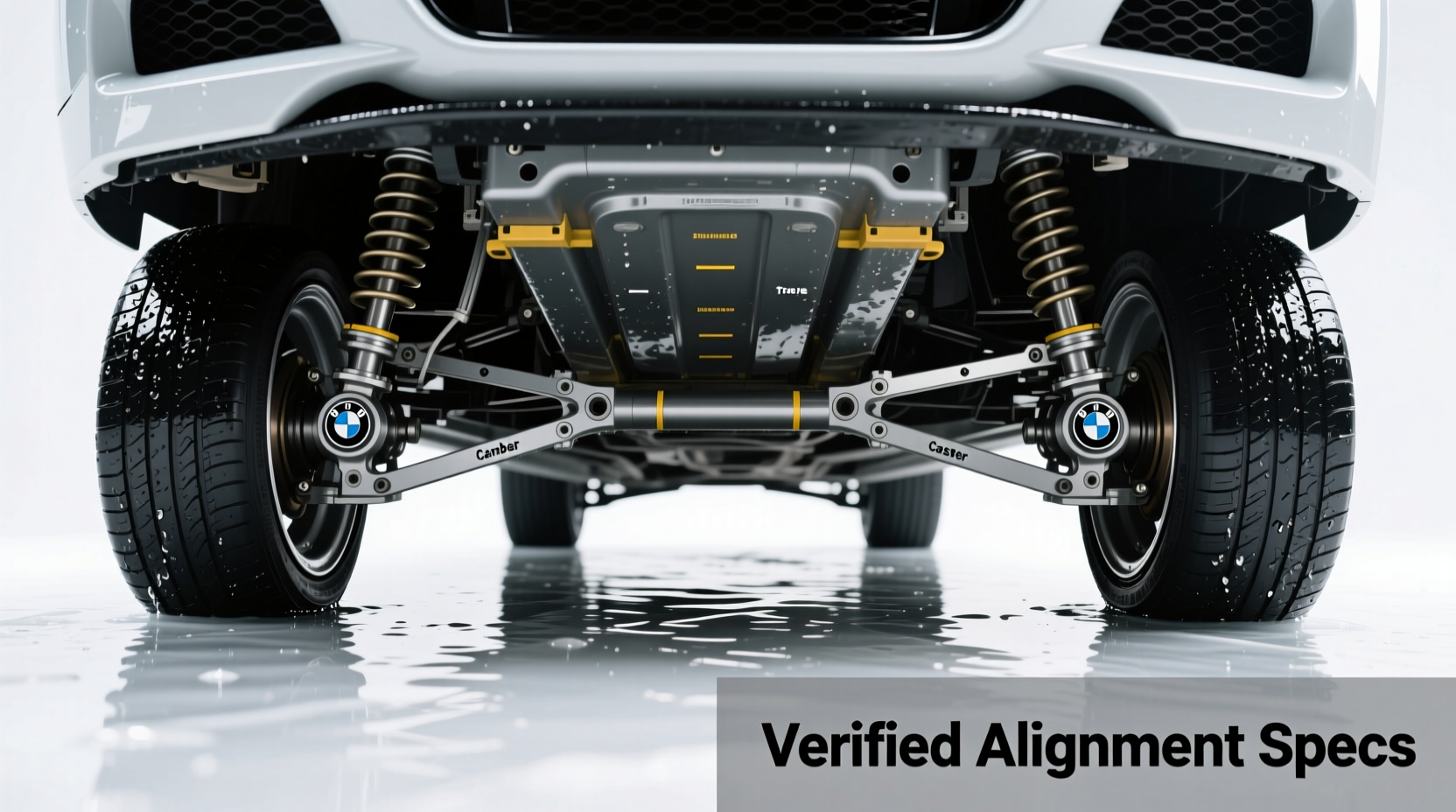 E90 Flat Wheel Track Wet Setup: Verified Alignment Specs