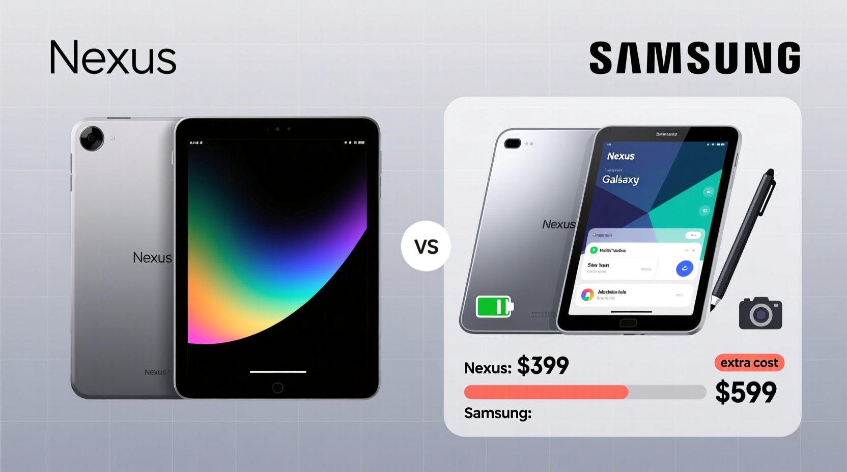 Nexus Vs Samsung Tablet Are Samsung Tablets Really Worth The Extra Cost