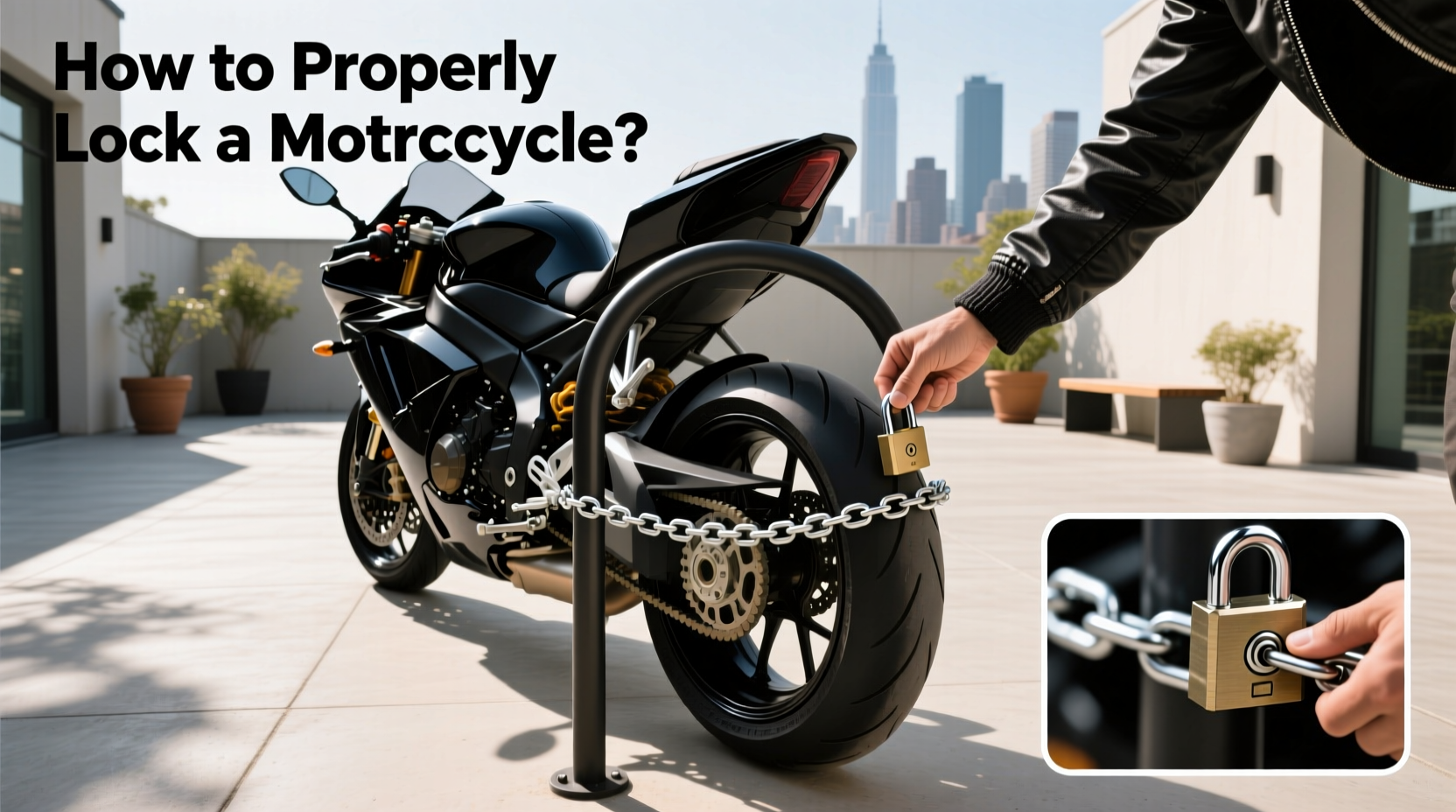 How to Properly Lock a Motorcycle: A Practical Guide