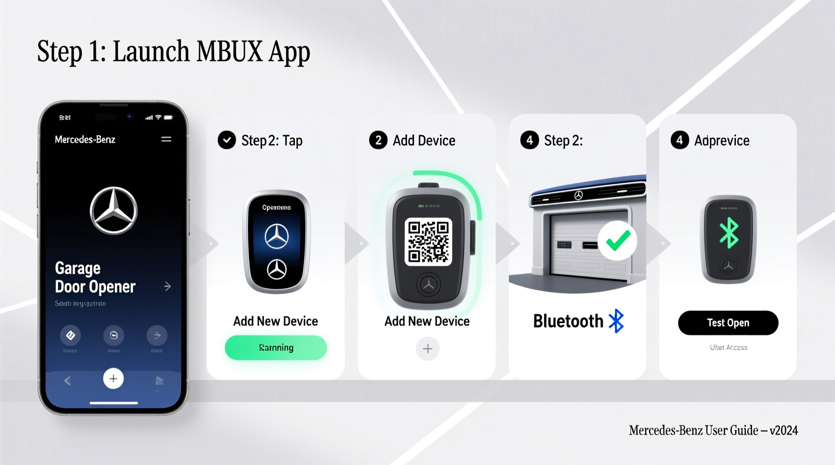 Program Mercedes Garage Door Opener