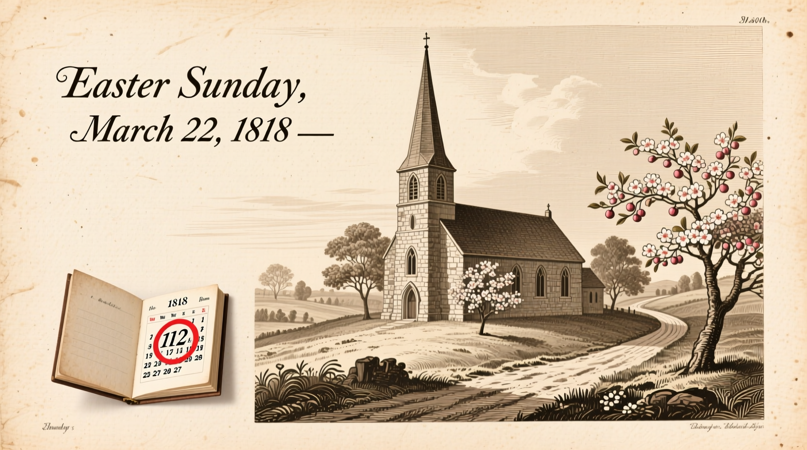 When Was Easter on March 22? Last Occurrence in 1818