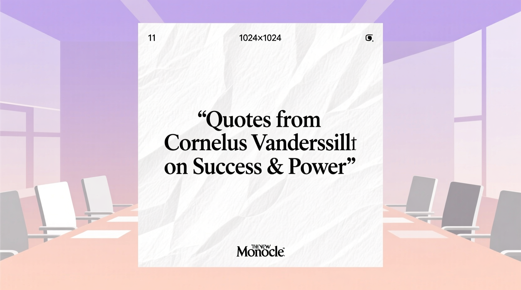 Quotes From Cornelius Vanderbilt On Success And Power