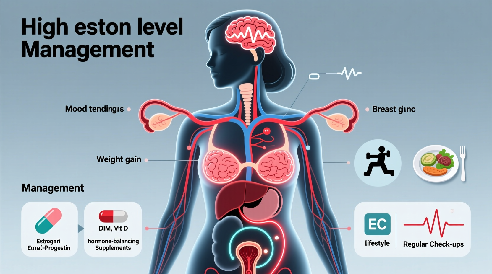 High Estrogen Levels Causes Symptoms Management Options
