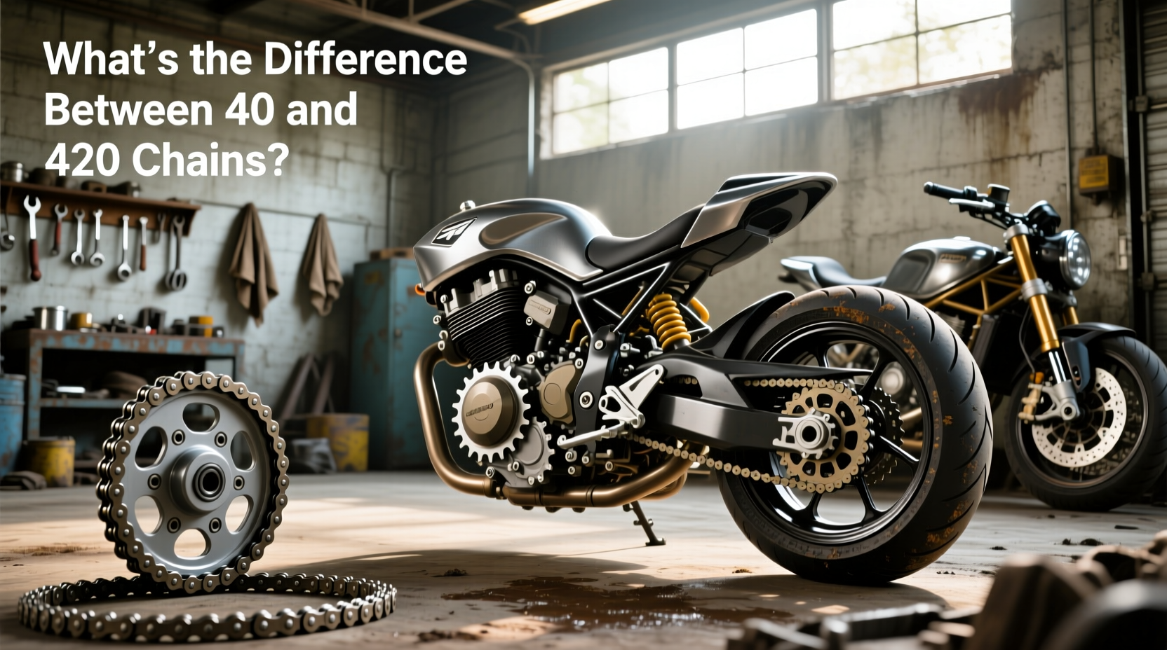 Motorcycle Chain Guide: How to Choose Between 40 and 420
