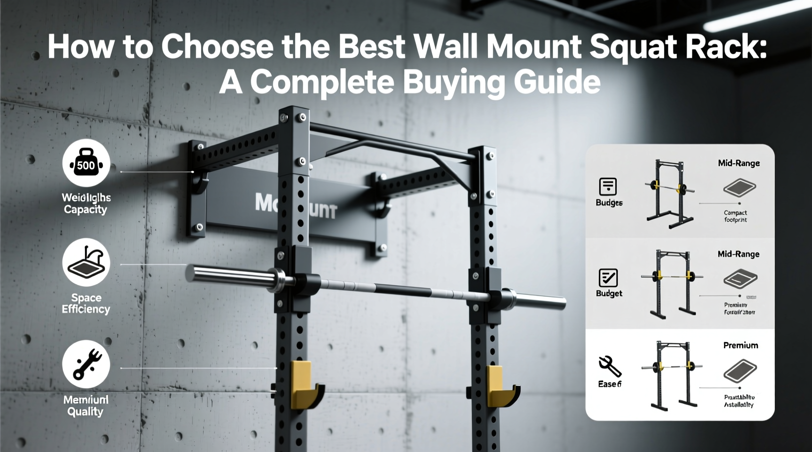 How to Choose the Best Wall Mount Squat Rack: A Complete Buying Guide
