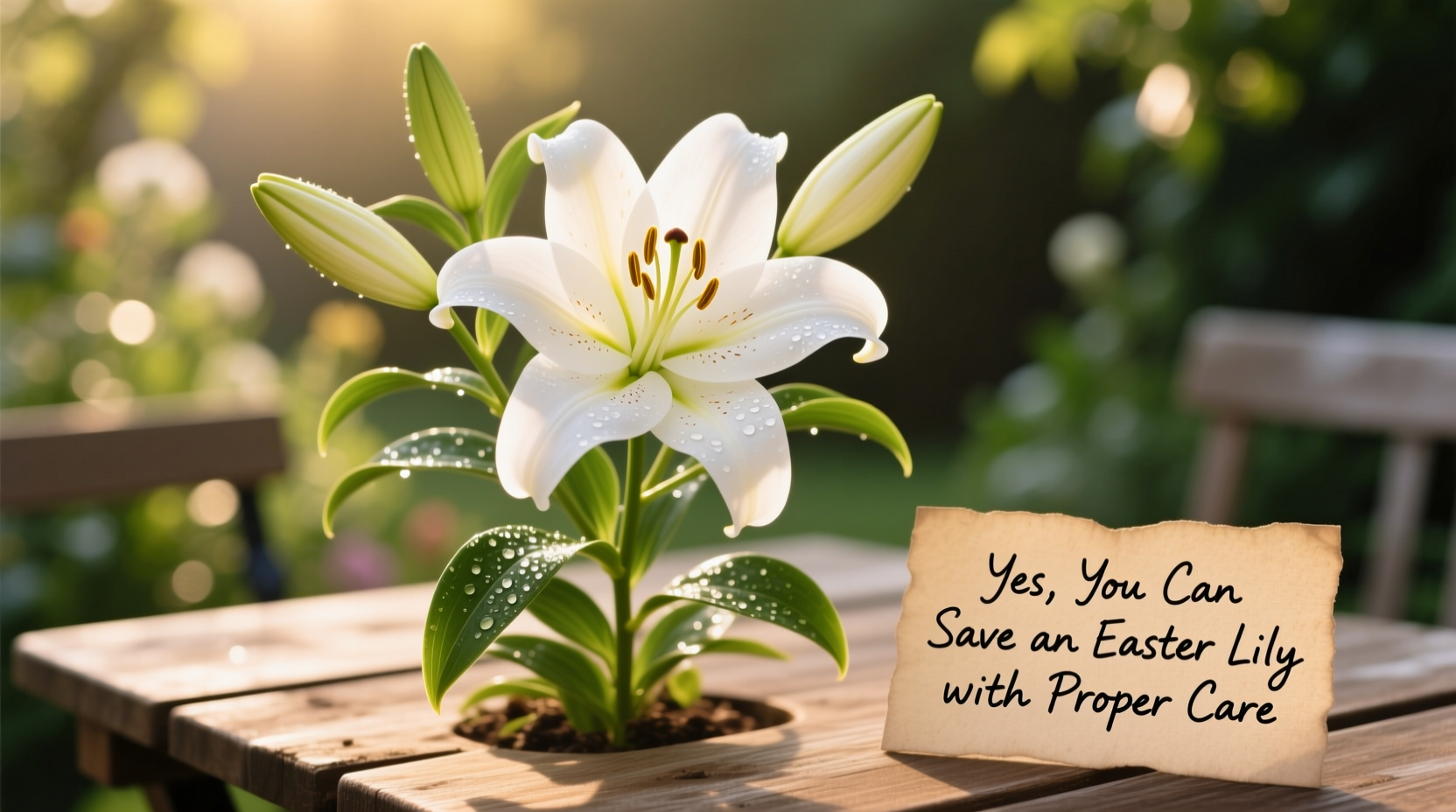 Yes, You Can Save an Easter Lily with Proper Care