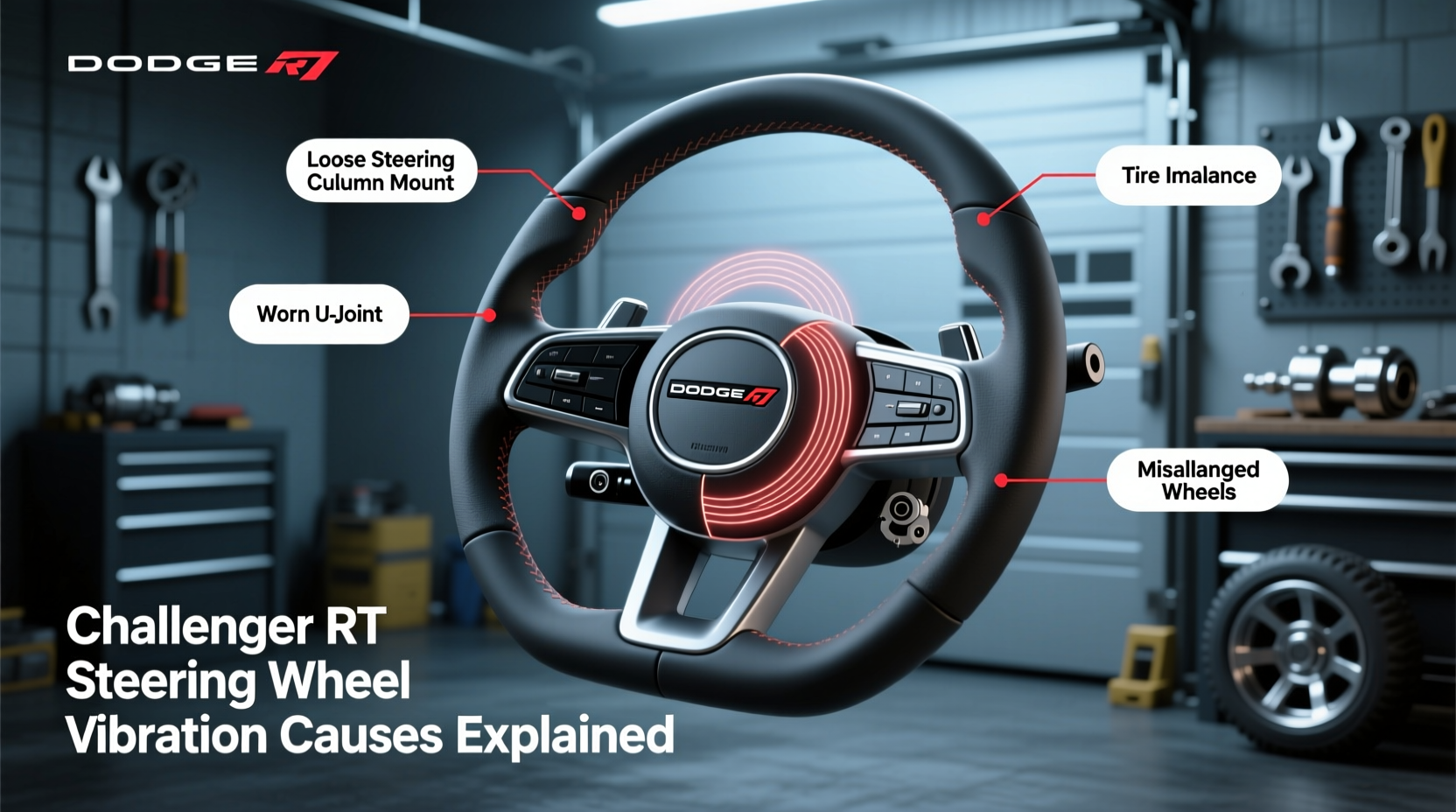 Challenger RT Steering Wheel Vibration Causes Explained