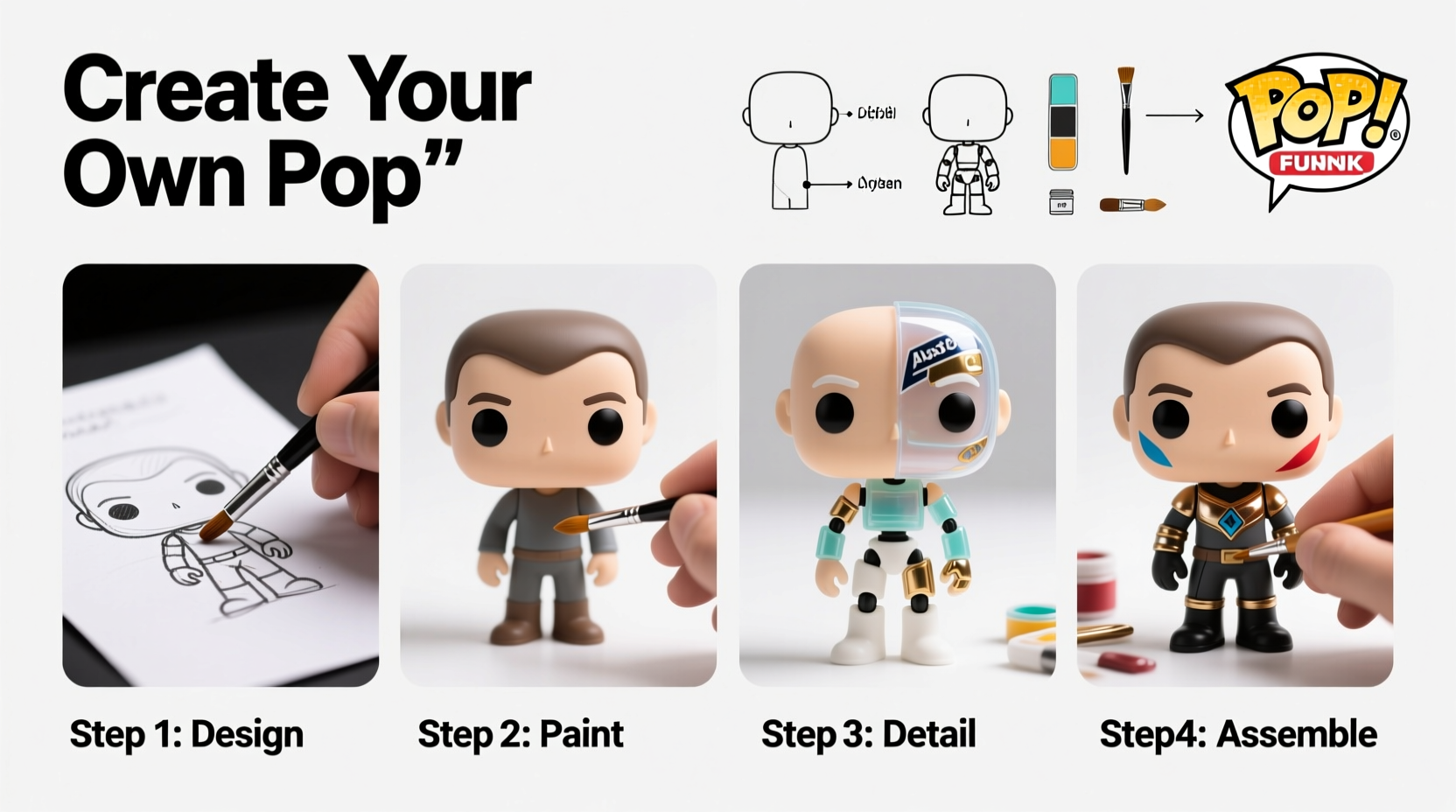 Step By Step Guide To Crafting Your Own Unique Custom Pop Funko Figure