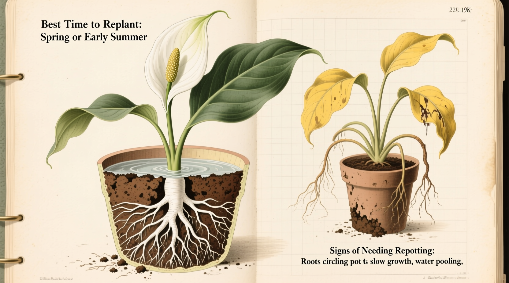 When to Replant Peace Lily: Best Time & Signs