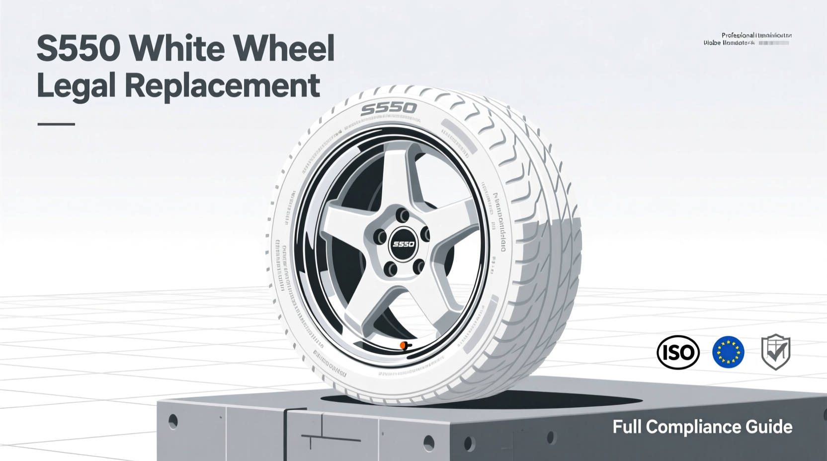 S550 White Wheel Legal Replacement: Full Compliance Guide