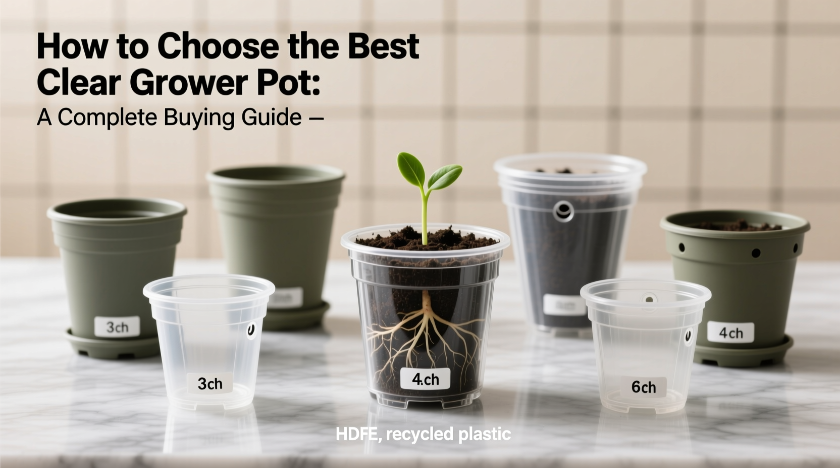 How to Choose the Best Clear Grower Pot: A Complete Buying Guide