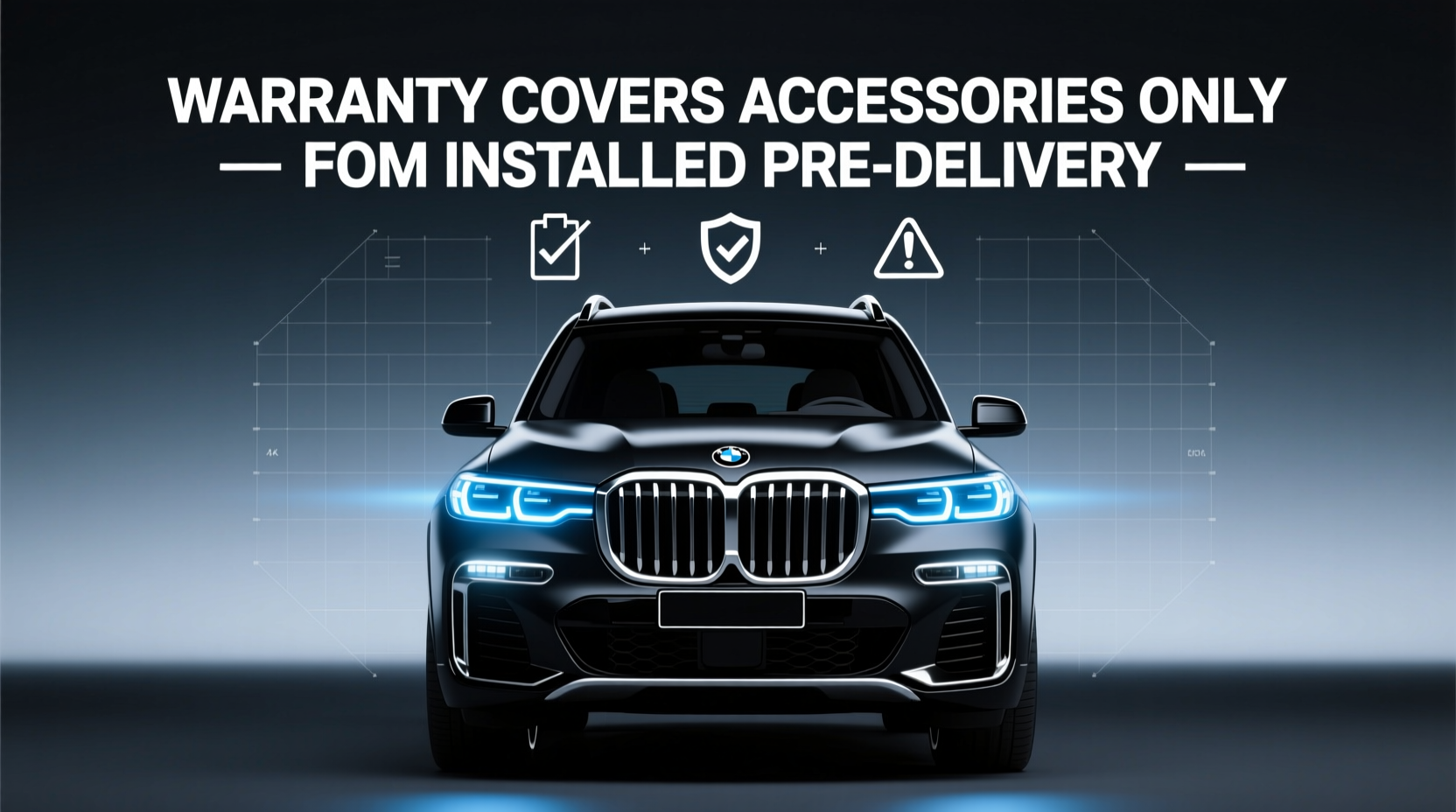 2026 BMW X7 Warranty Covers Accessories Only If Installed Pre-Delivery