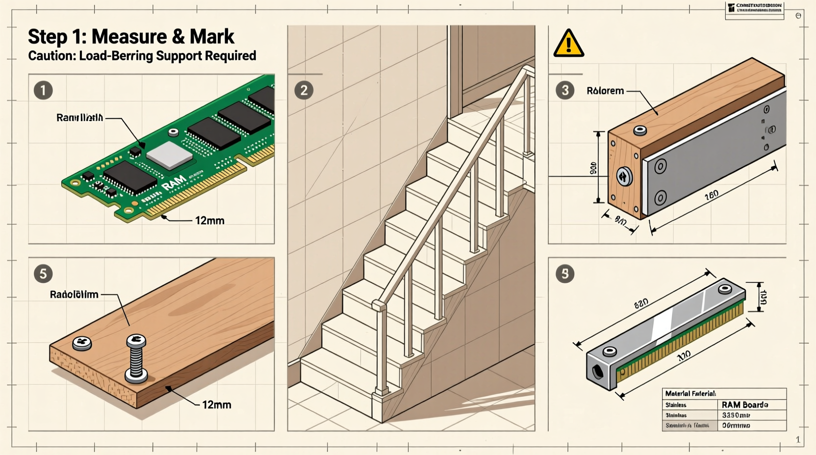 RAM Board Stair Installation: Full Step-by-Step Guide