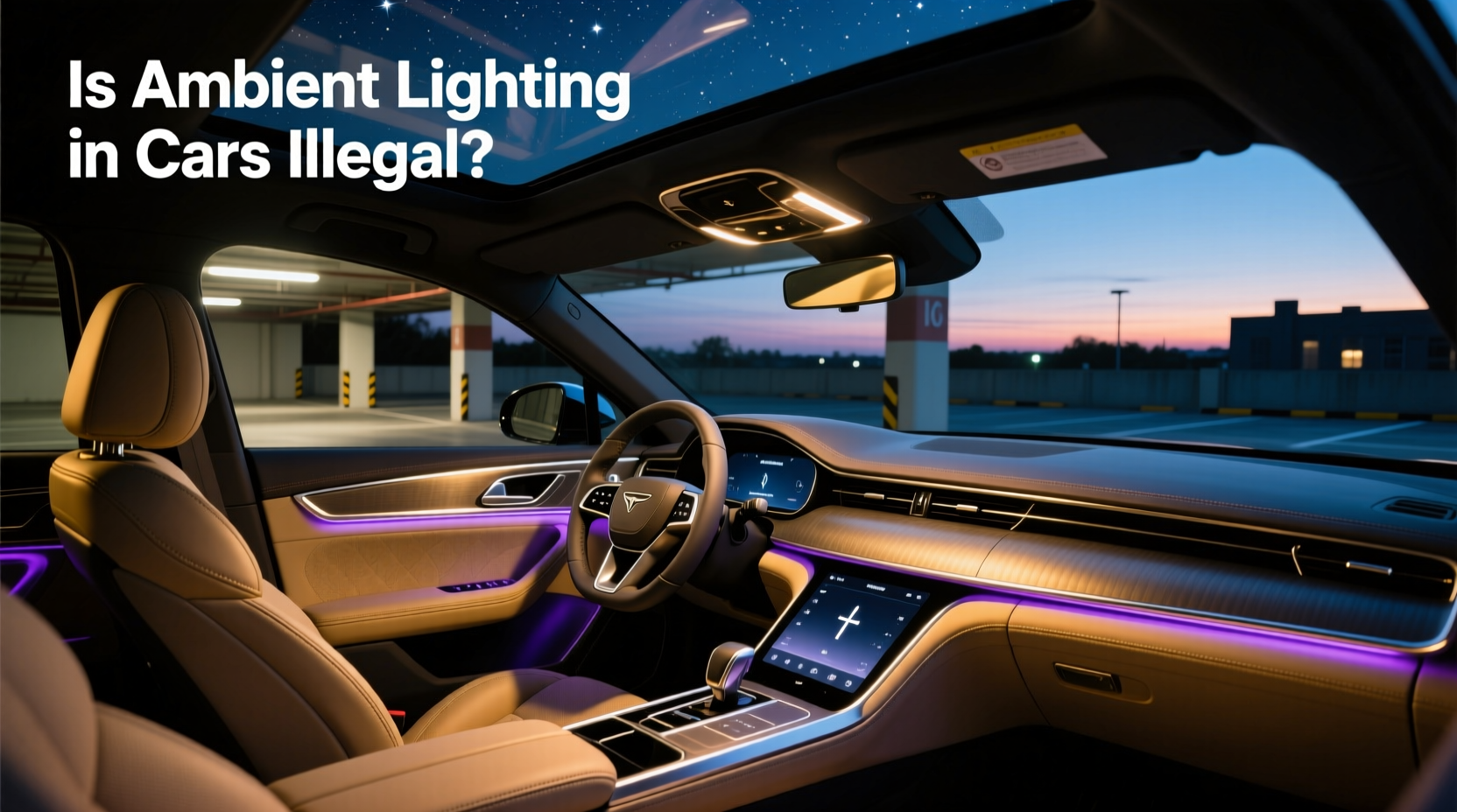 Ambient Lighting in Cars: What to Look for and How to Stay Legal