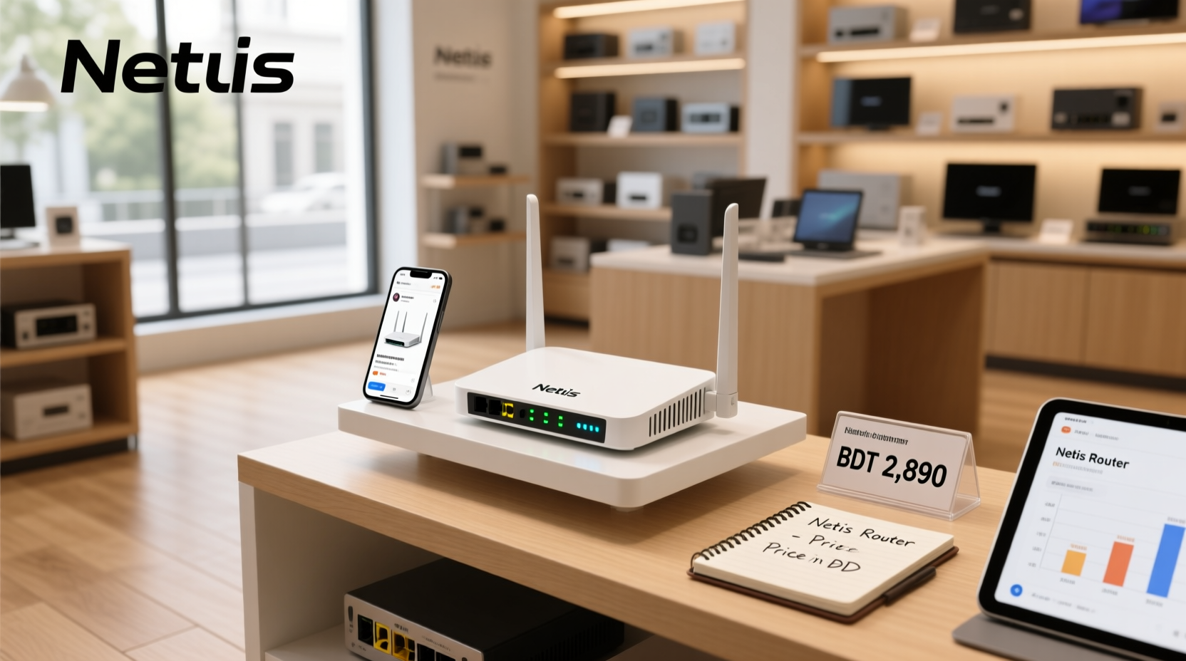 How to Log in to a Netis Router: Default IP, Username & Password