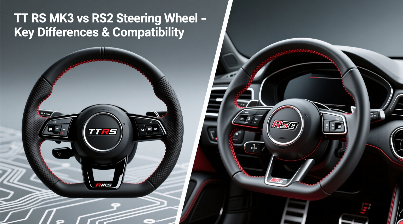 TT RS MK3 vs RS3 Steering Wheel: Key Differences & Compatibility