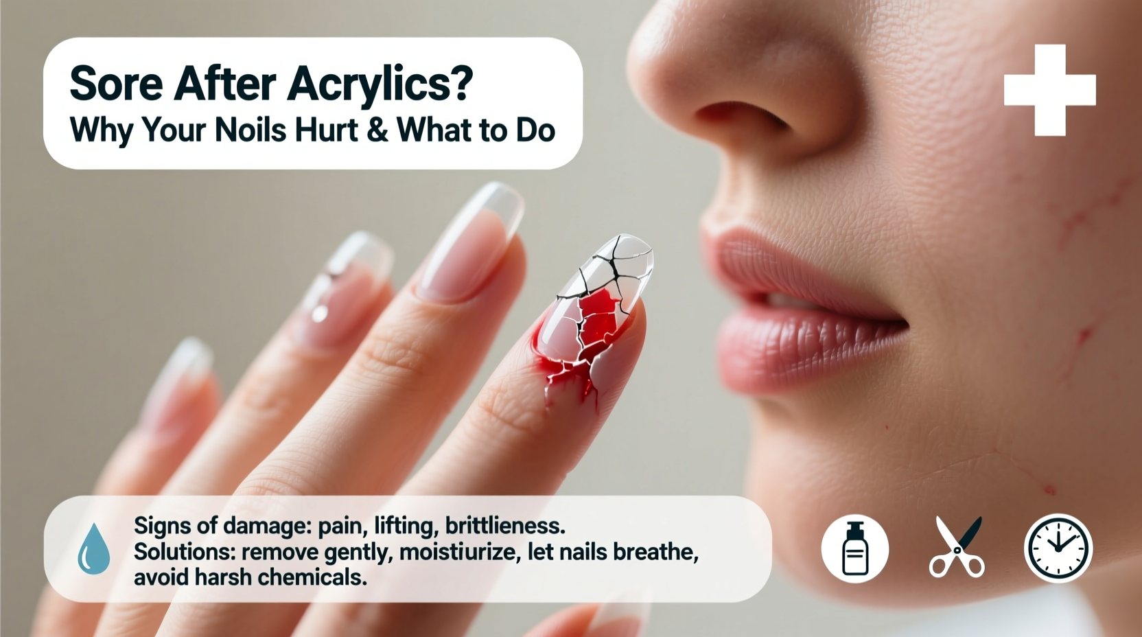 Sore After Acrylics Why Your Nails Hurt What To Do