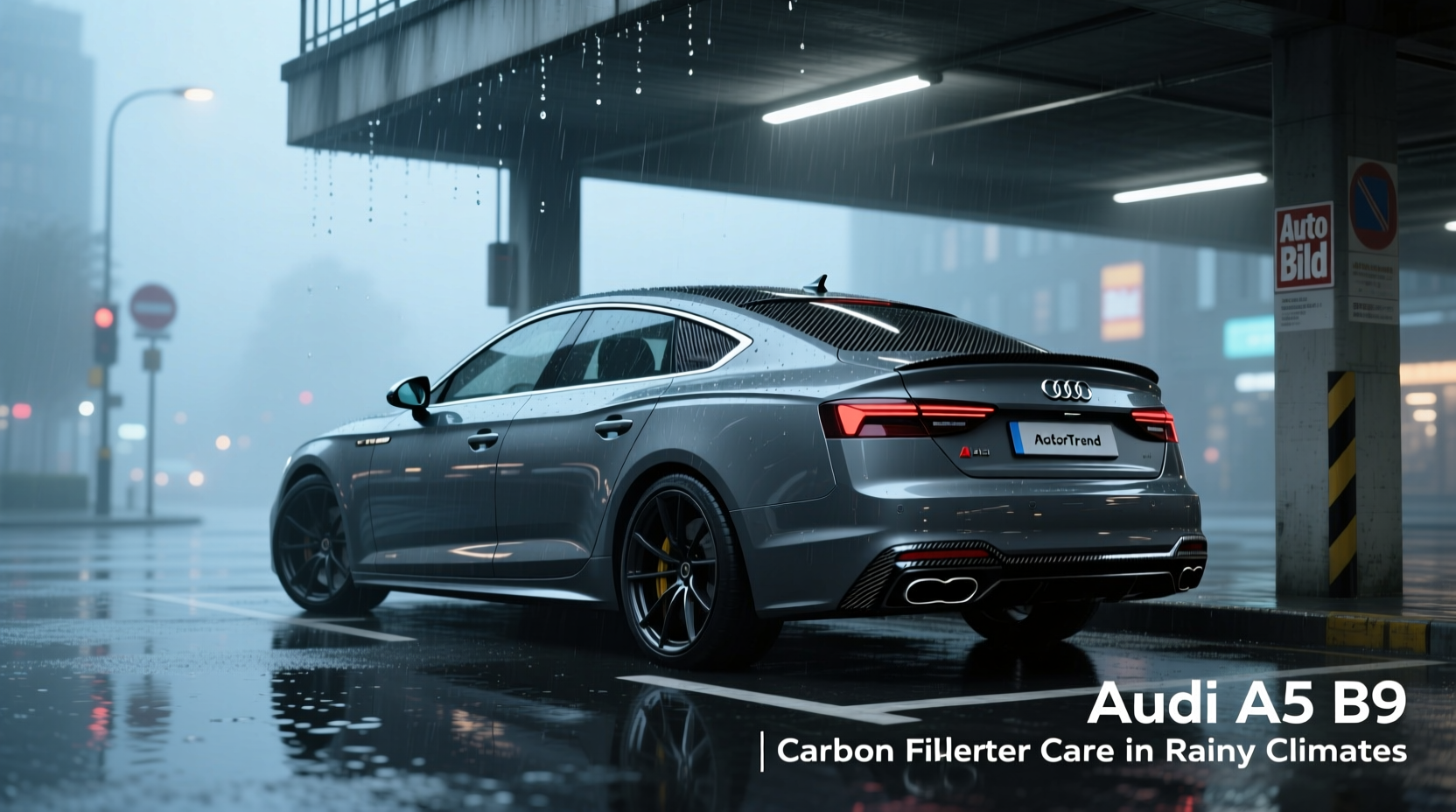 Audi A5 B9 Carbon Fiber Care in Rainy, Cool Climates