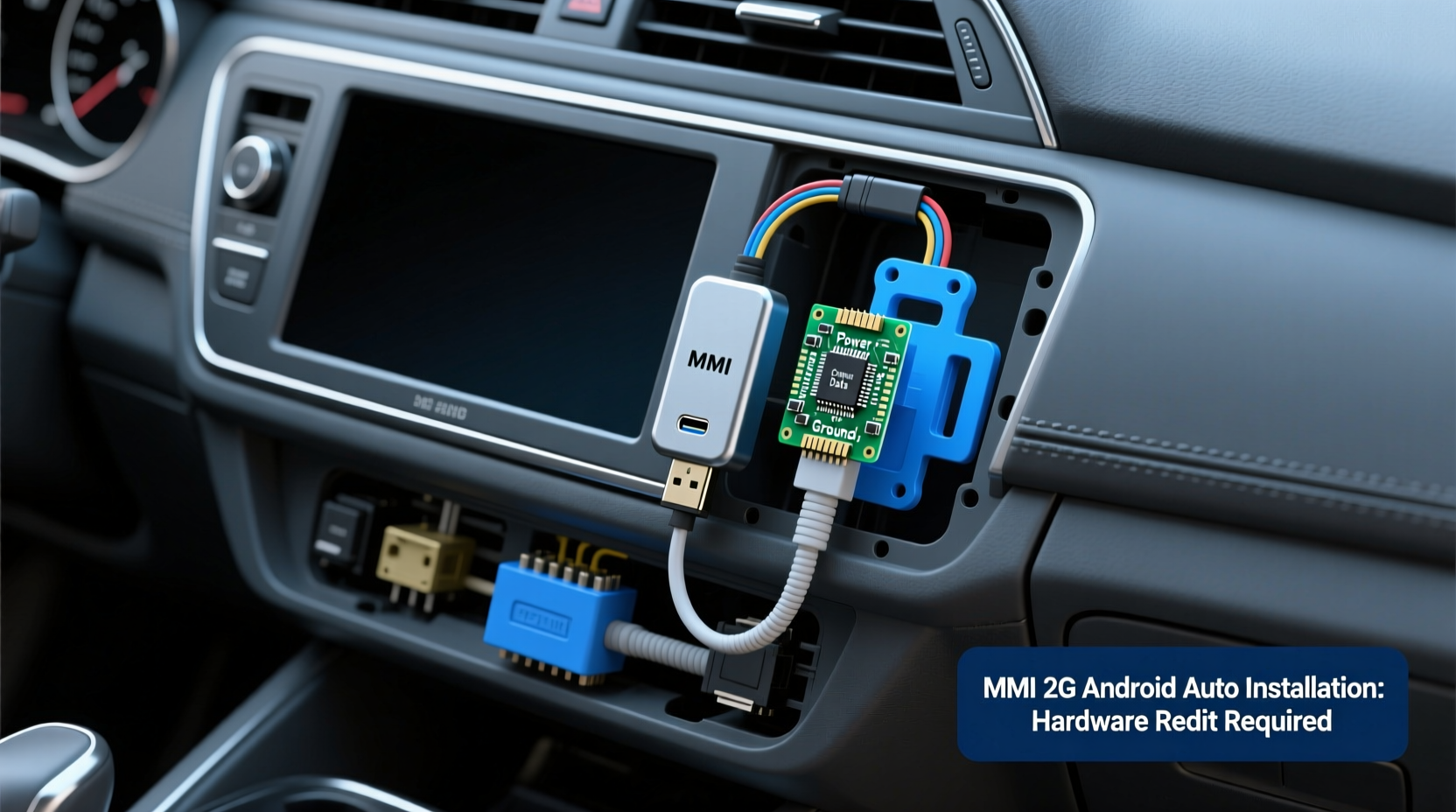 MMI 2G Android Auto Installation: Hardware Retrofit Required