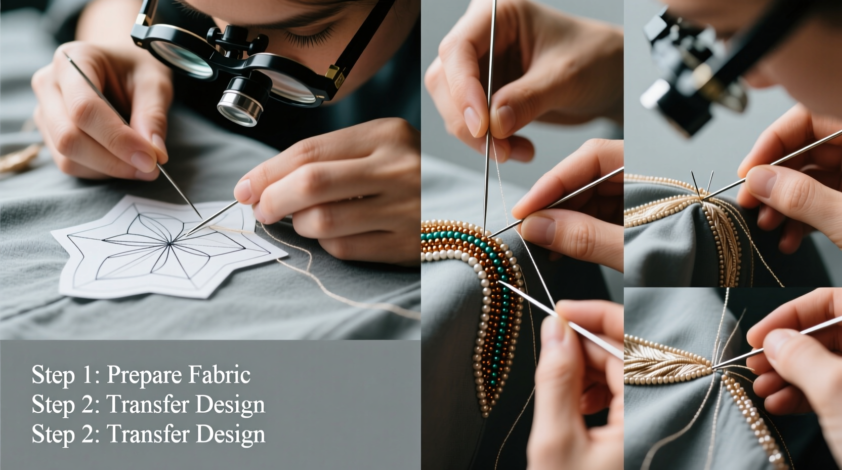 Mastering The Art Of Sewing Beaded Applique Patches On Clothing A Step ...