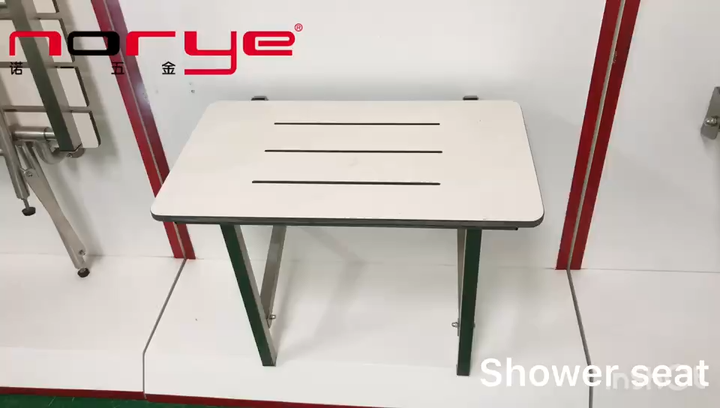 Free Sample Wall-Mounted Stainless Steel Folding Shower Bench for ...