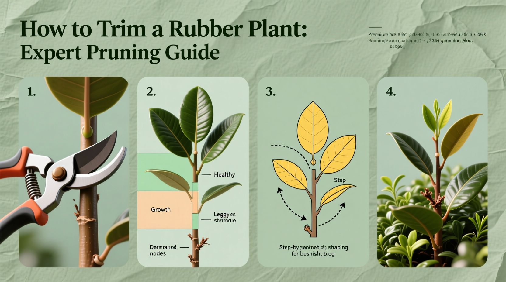 How to Trim a Rubber Plant: Expert Pruning Guide