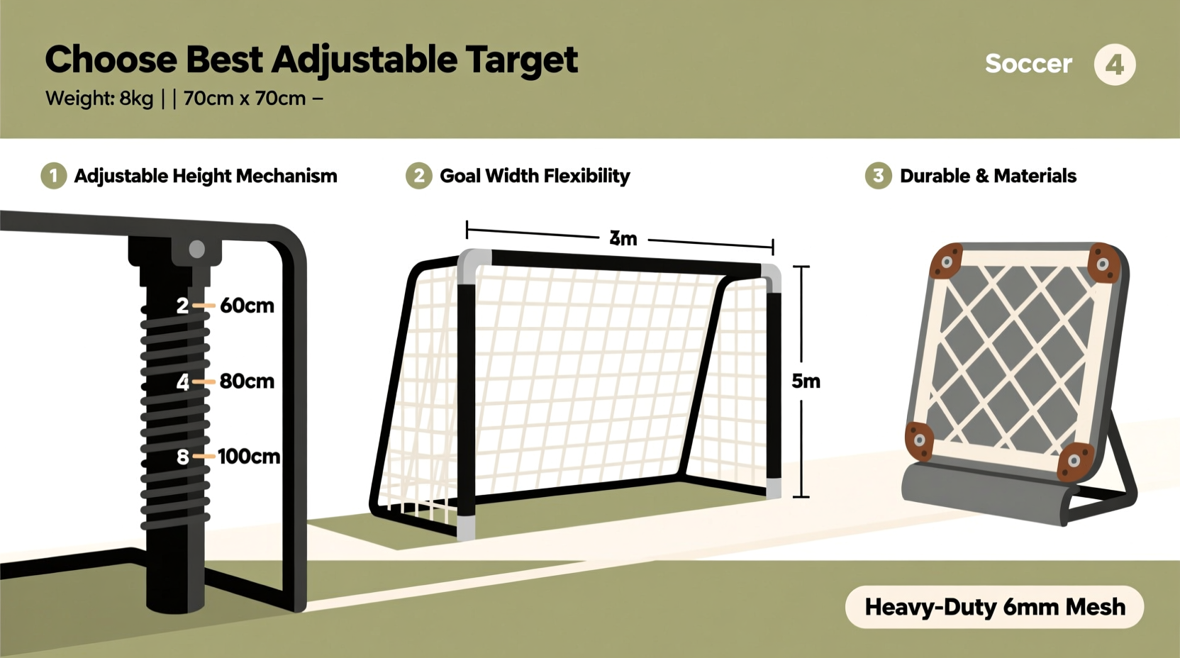 How to Choose the Best Adjustable Target for Soccer Goals with Numbers