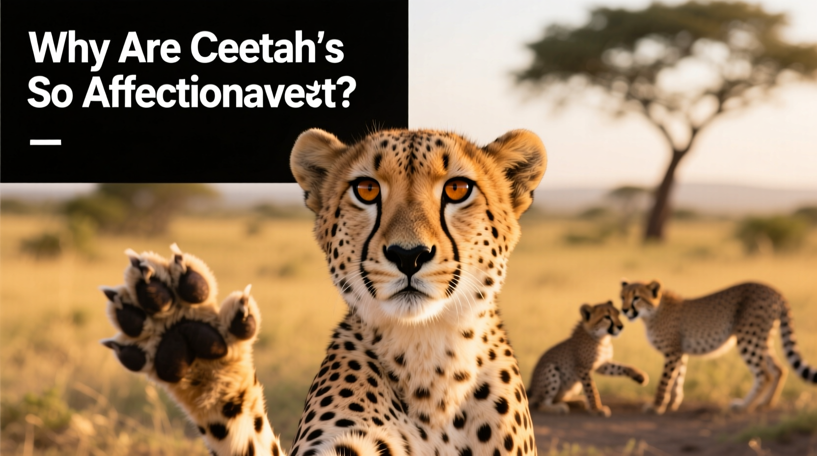 Why Are Cheetahs So Affectionate Understanding Their Friendly Nature