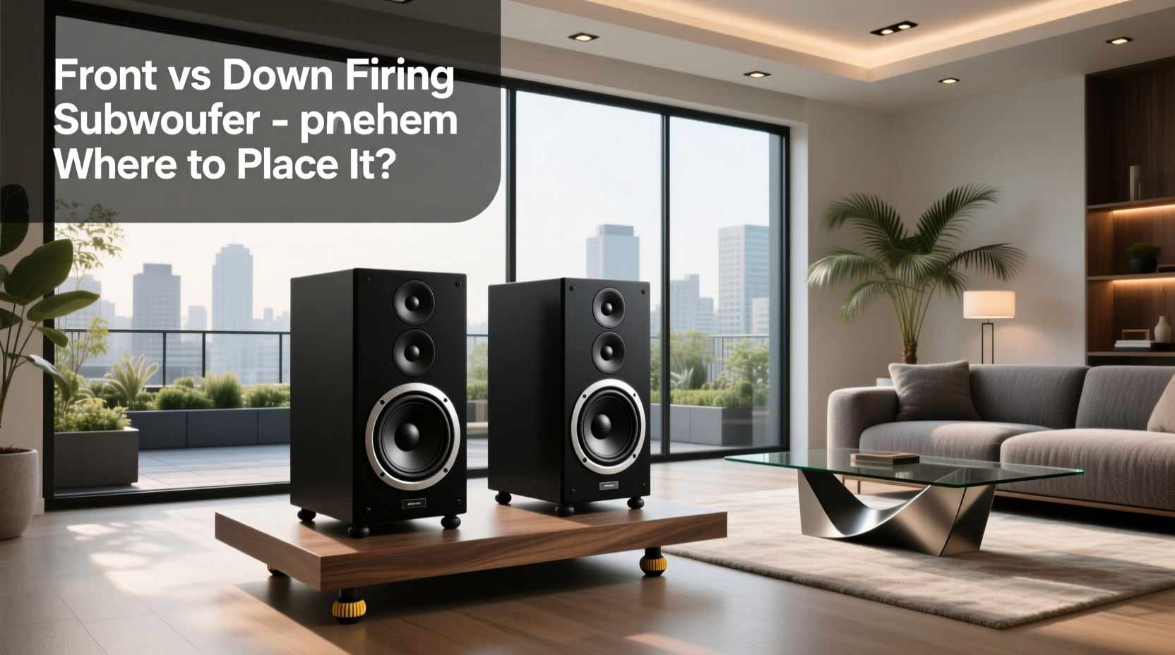 Front vs Down Firing Subwoofer: How to Choose & Place It
