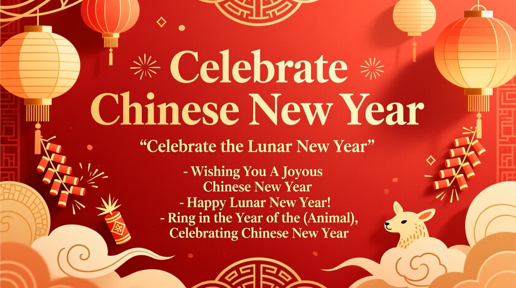 How to Say 'Celebrate Chinese New Year' in English