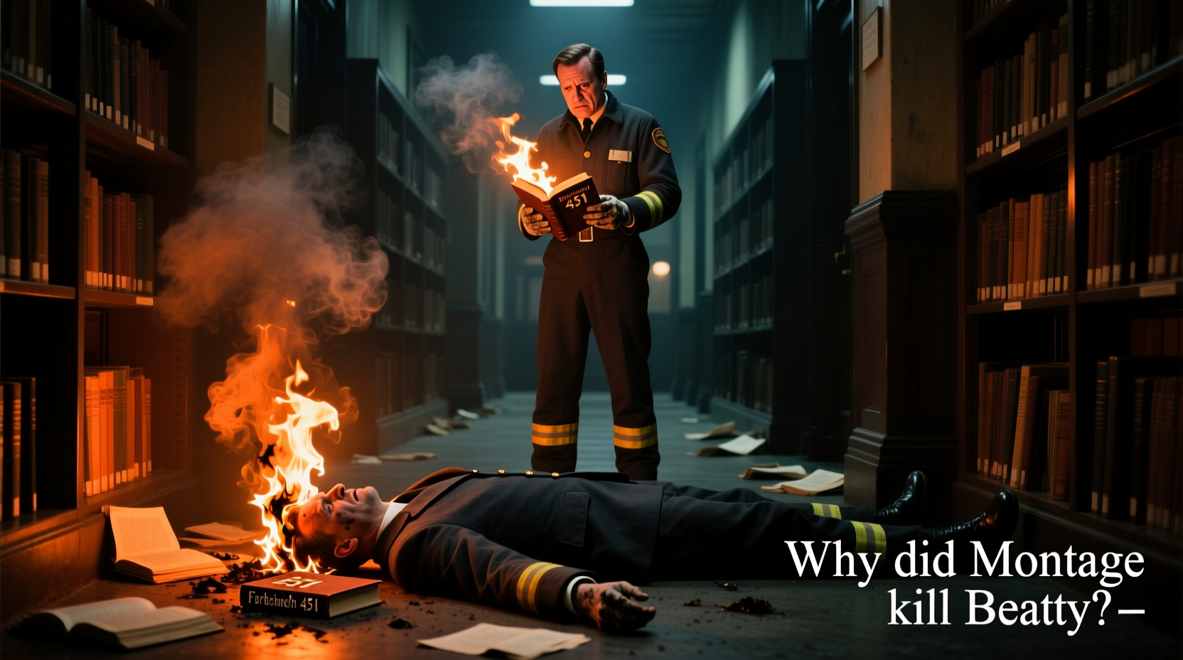 Why Did Montag Kill Captain Beatty Reasons Analysis