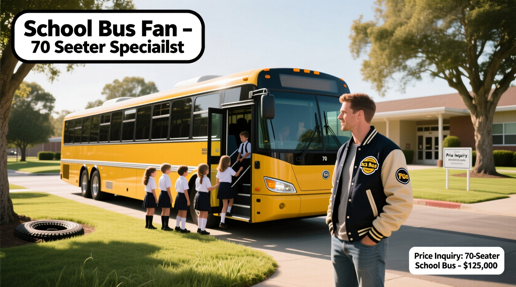 How to Choose School Bus Fan, What Is the Price of 70 Seater School Bus?