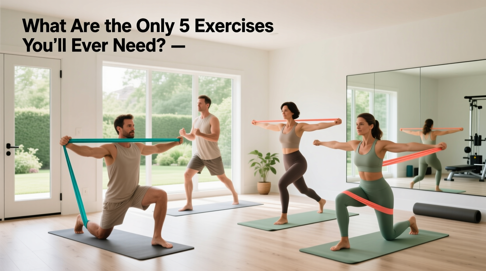 What Are the Only 5 Exercises You'll Ever Need? A Resistance Band Guide