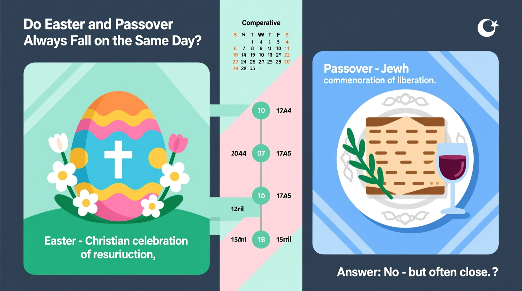 Are Easter and Passover Always Together?