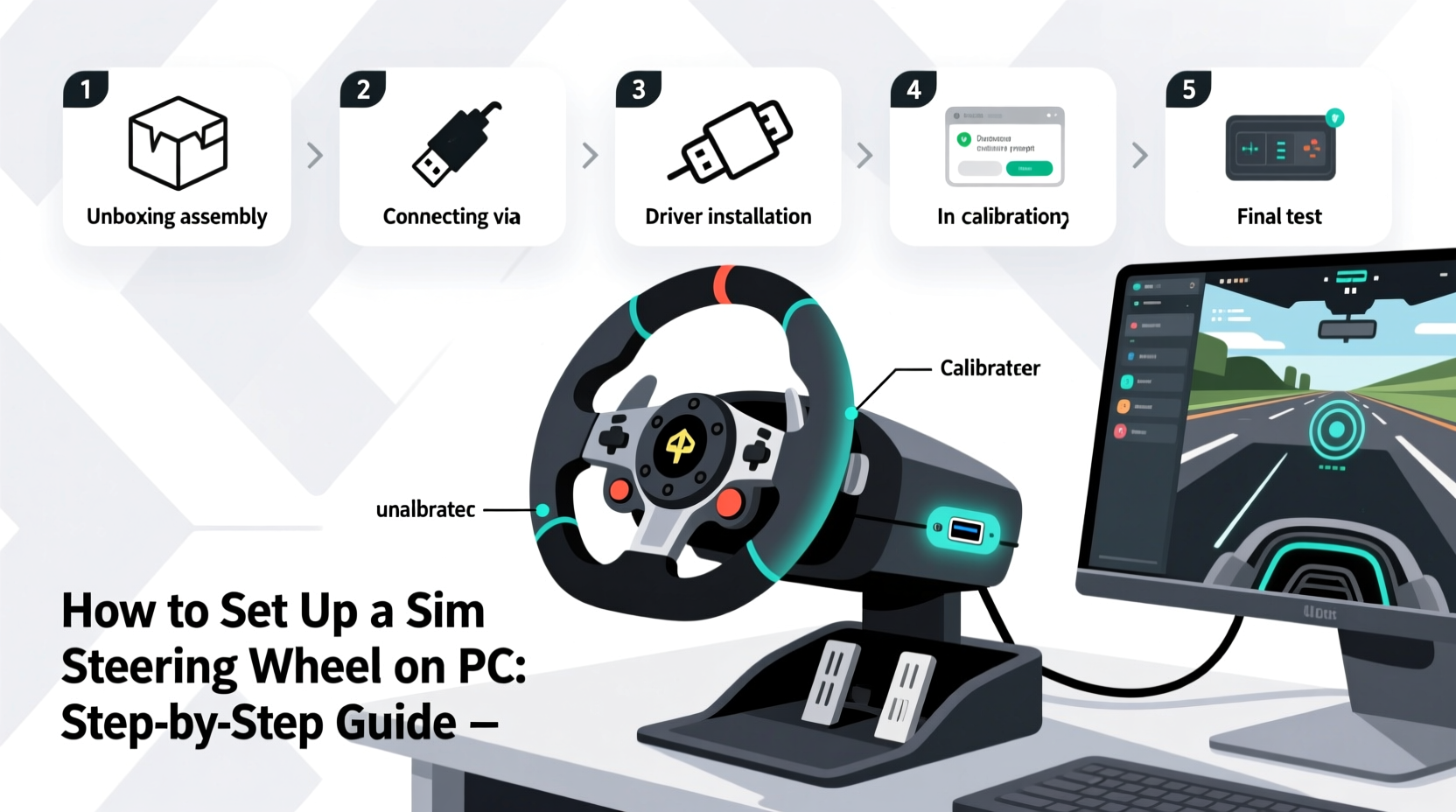 How to Set Up a Sim Steering Wheel on PC: Step-by-Step Guide