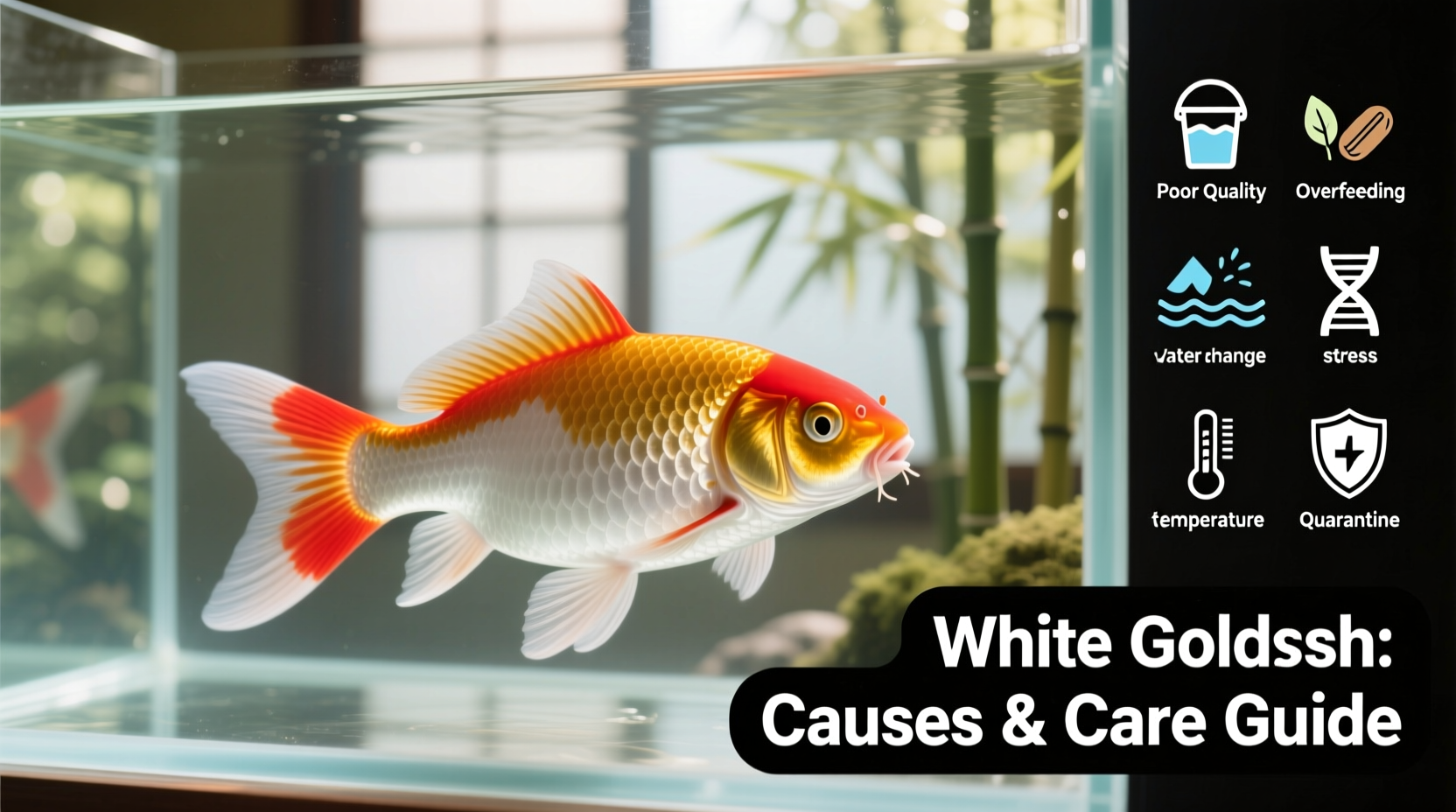 Goldfish Turning White Common Causes And What To Do