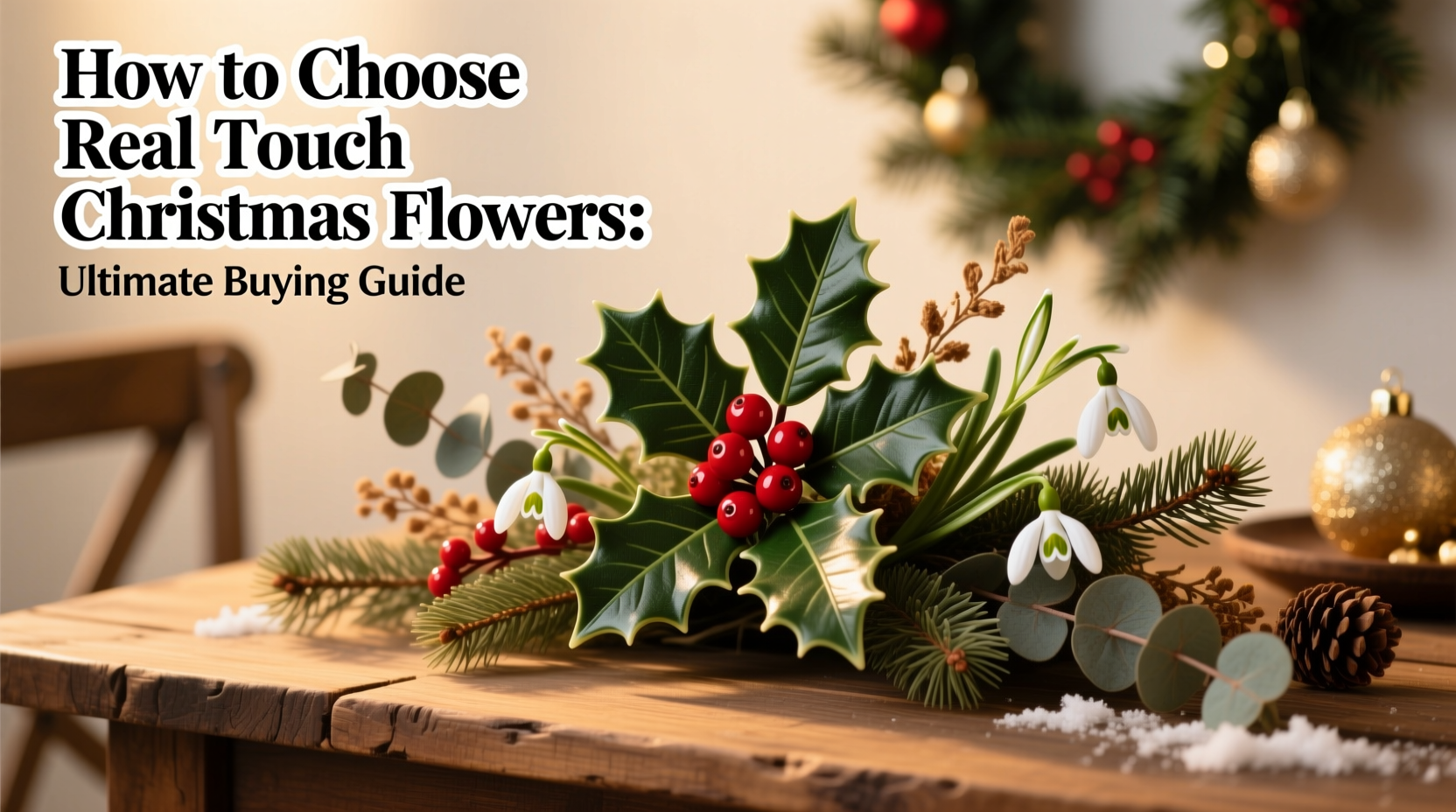 How to Choose Real Touch Christmas Flowers: Ultimate Buying Guide
