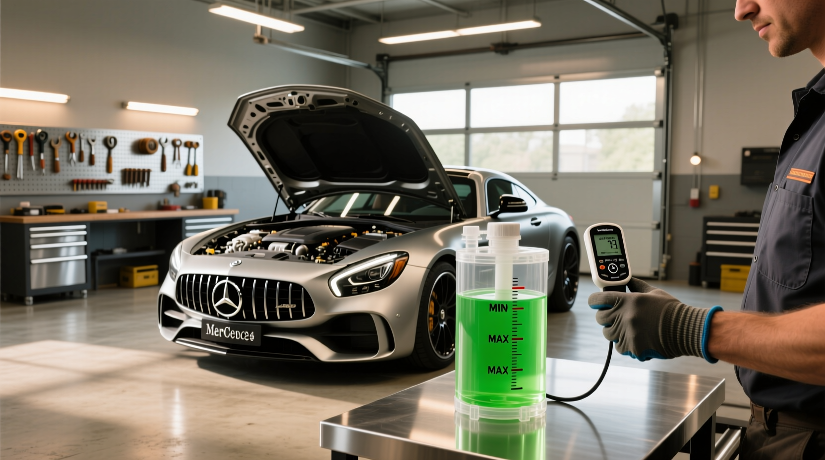 Check Coolant Level Mercedes
