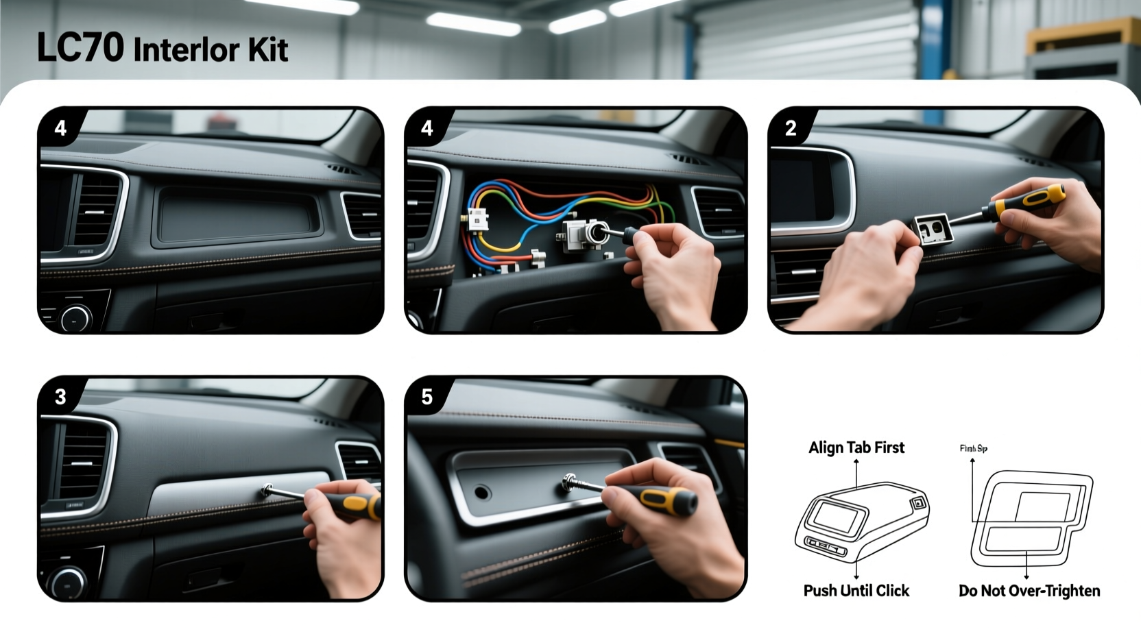 LC70 Interior Kit Installation: Step-by-Step Guide & Key Tips