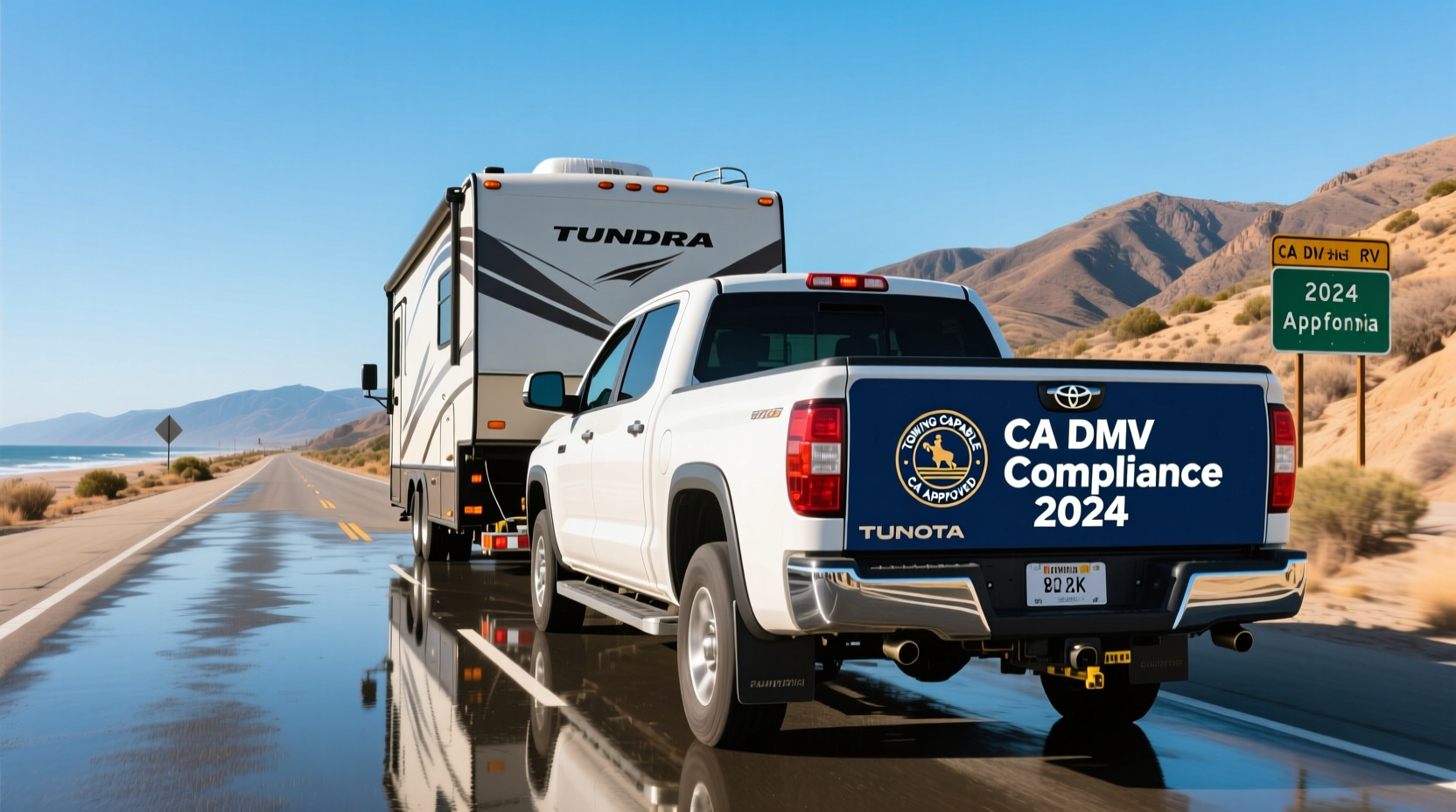 Tundra RV Towing in California: CA Compliance Guide 2024