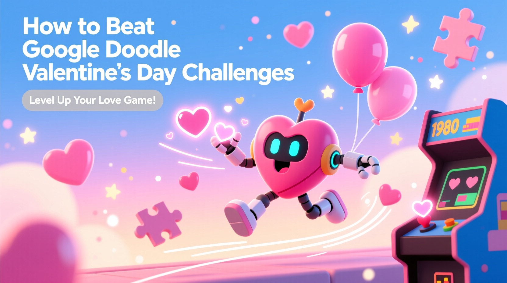 How to Beat Google Doodle Valentine's Day Challenges