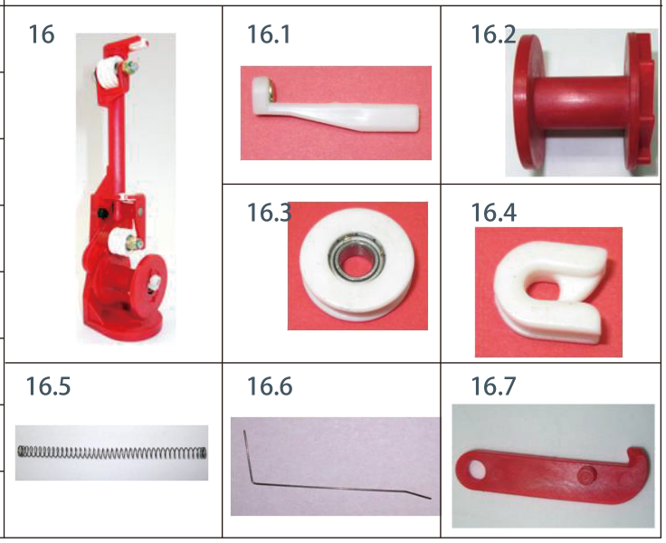 High-speed knitting machine spindle/carrier rapid wear and tear spare ...