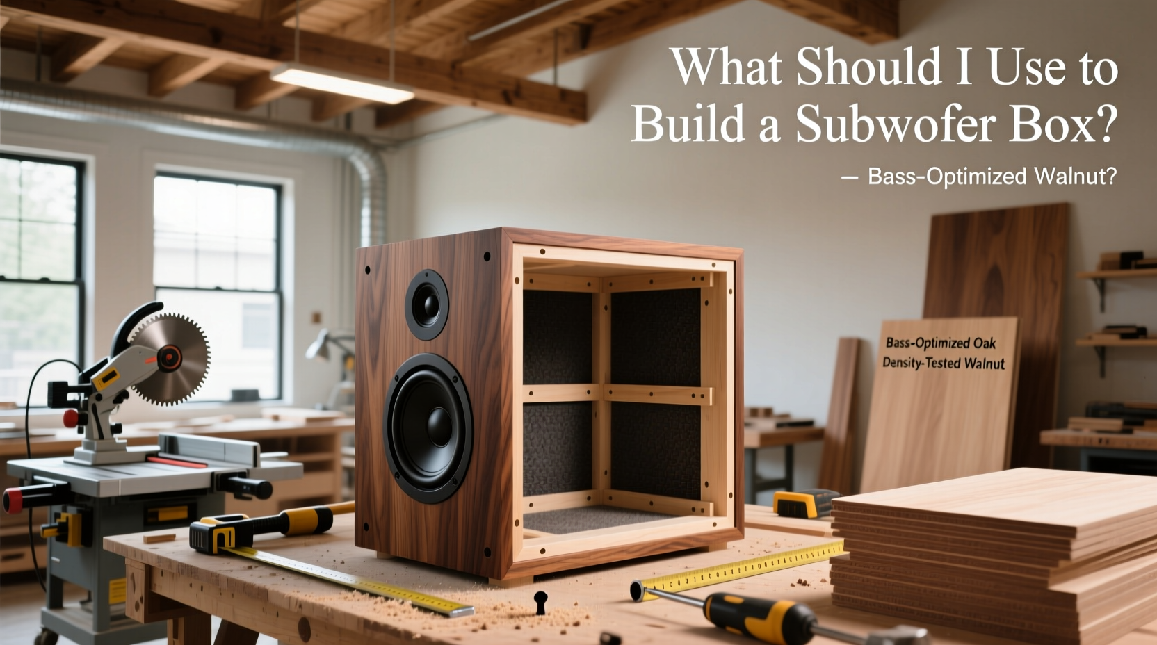 How to Choose the Best Wood for a Subwoofer Box