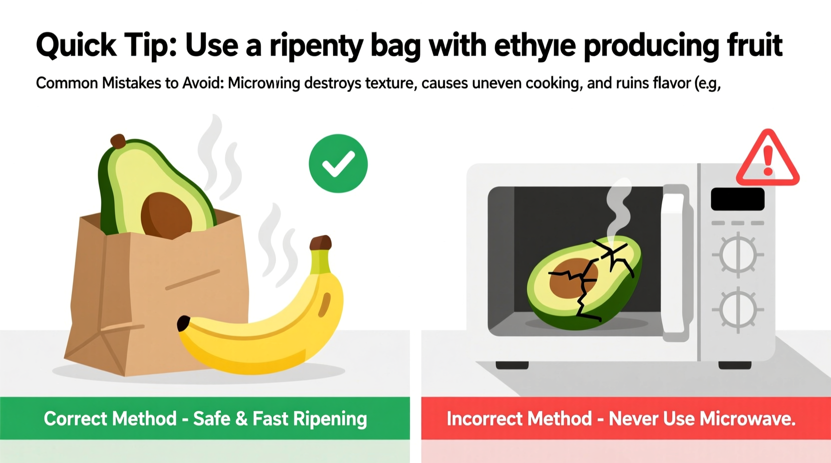 How To Safely Ripen Avocados In The Microwave Quick Tips And Common ...