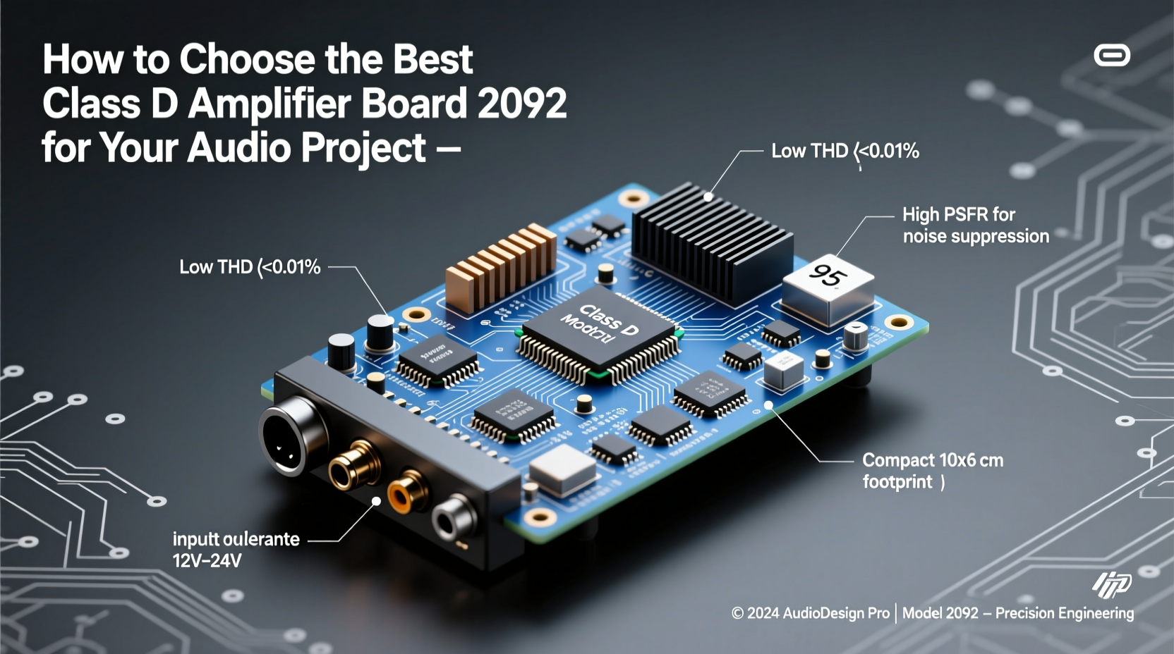 How to Choose the Best Class D Amplifier Board 2092 for Your Audio Project