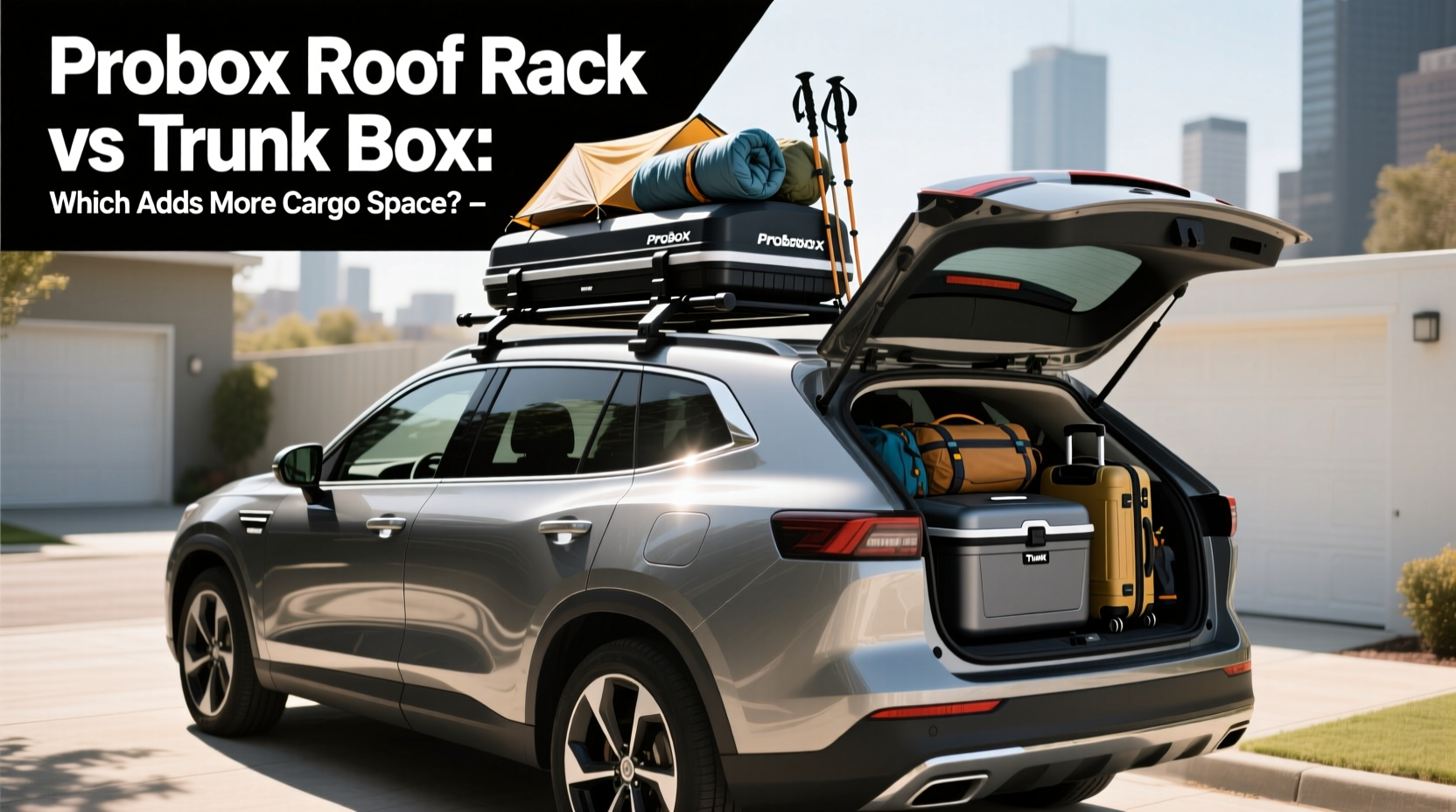 Probox Roof Rack vs Trunk Box: Which Adds More Cargo Space?